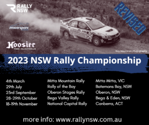 2023 NSW RALLY CHAMPIONSHIP CALENDAR ANNOUNCED - Rally NSW