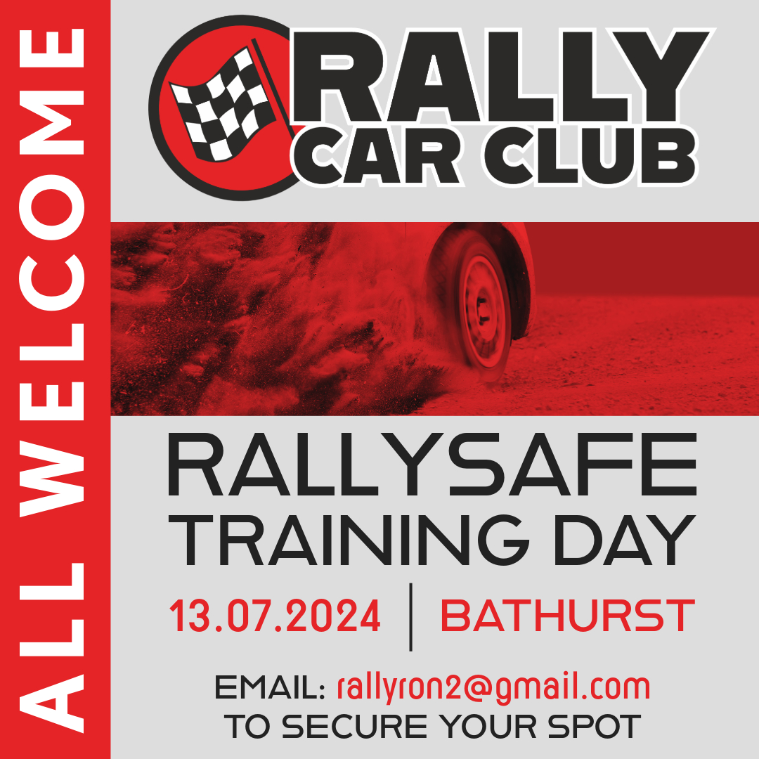 Free RallySafe Training Day - 13th July 2024 - Rally NSW