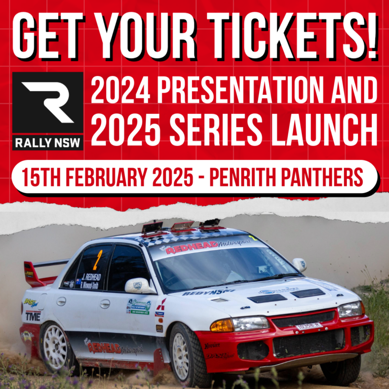 🎉🏆 Don’t miss out on your Tickets to the Rally NSW 2024 Presentation ...