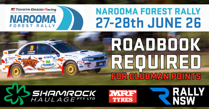 Roadbook Required for NSW Clubman Rally Series Competitors at Narooma ...